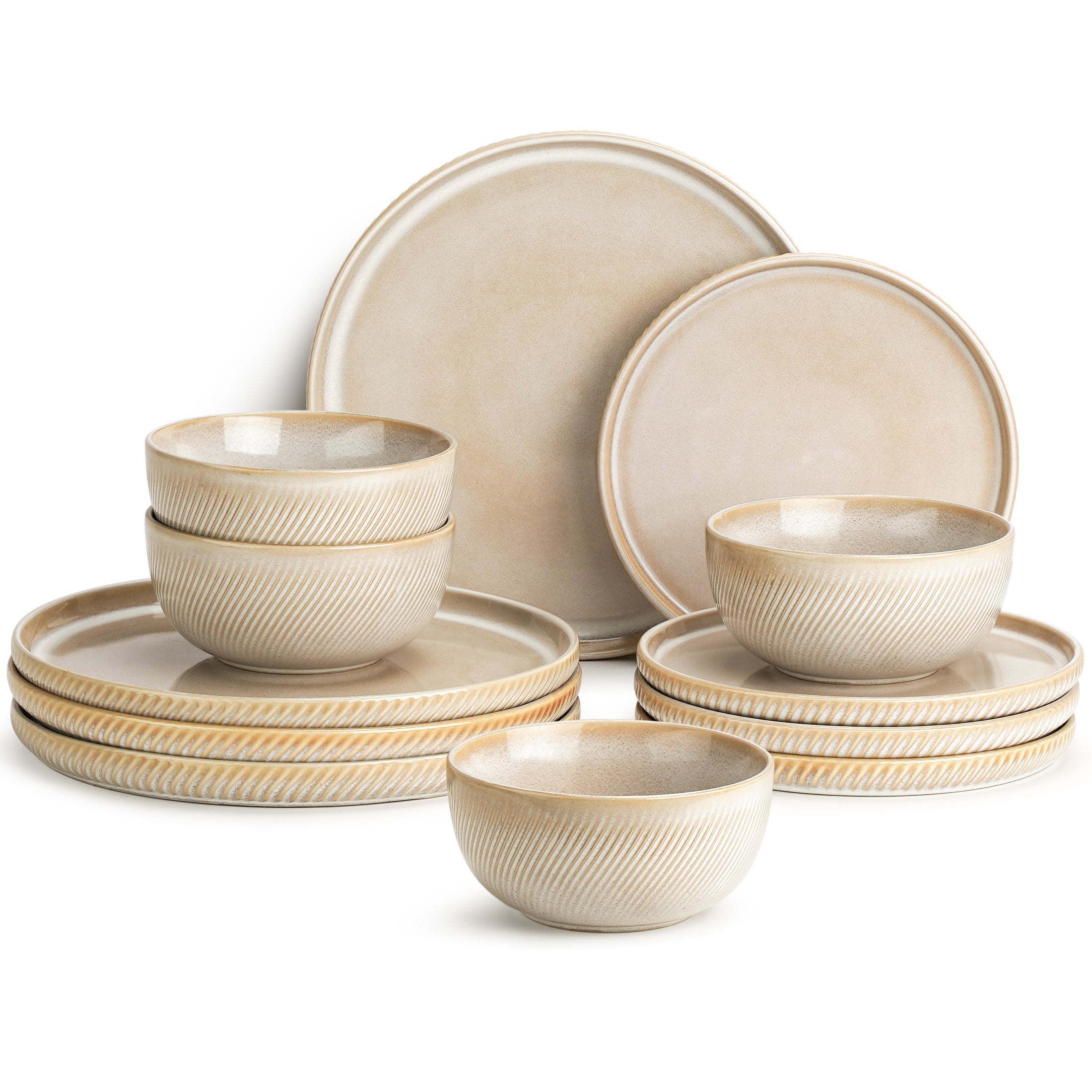 Sculpted Dune Earthsong Dinnerware Sets